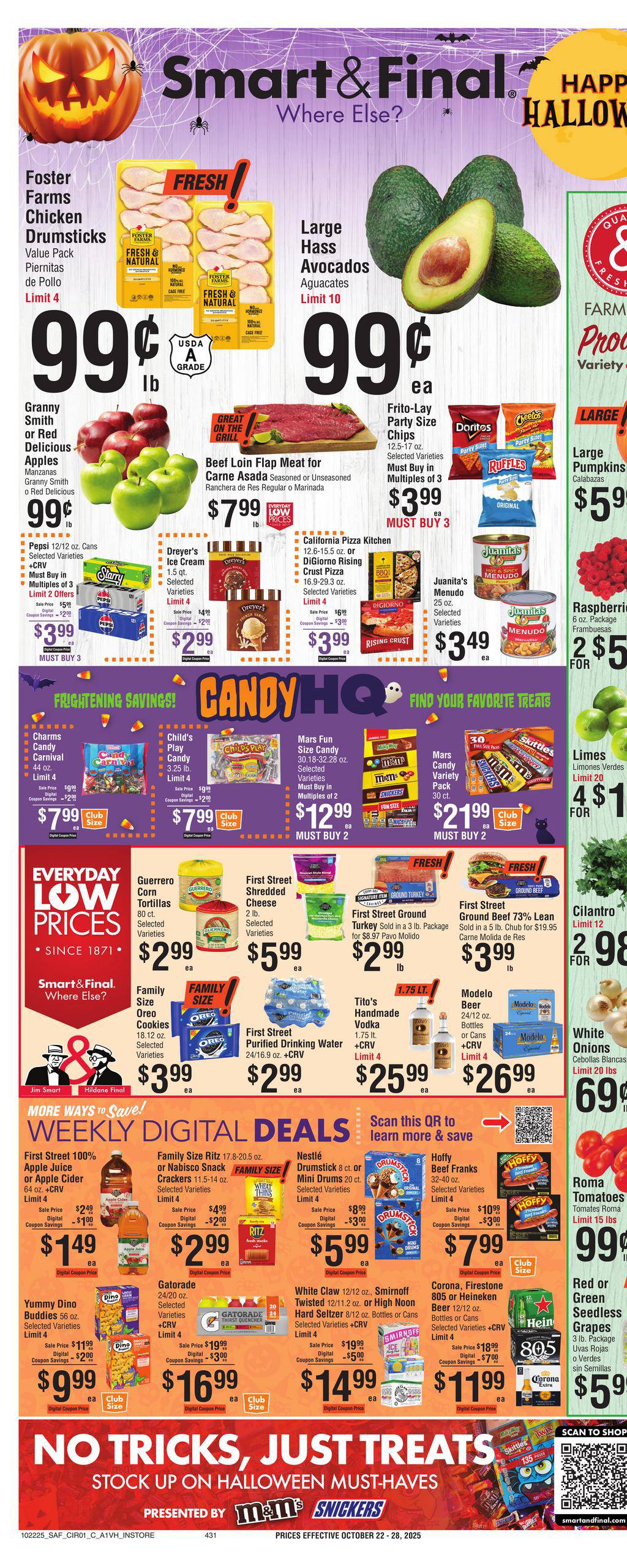 Smart and Final Weekly Ad October 22 - 28, 2025 | WeeklyAds2