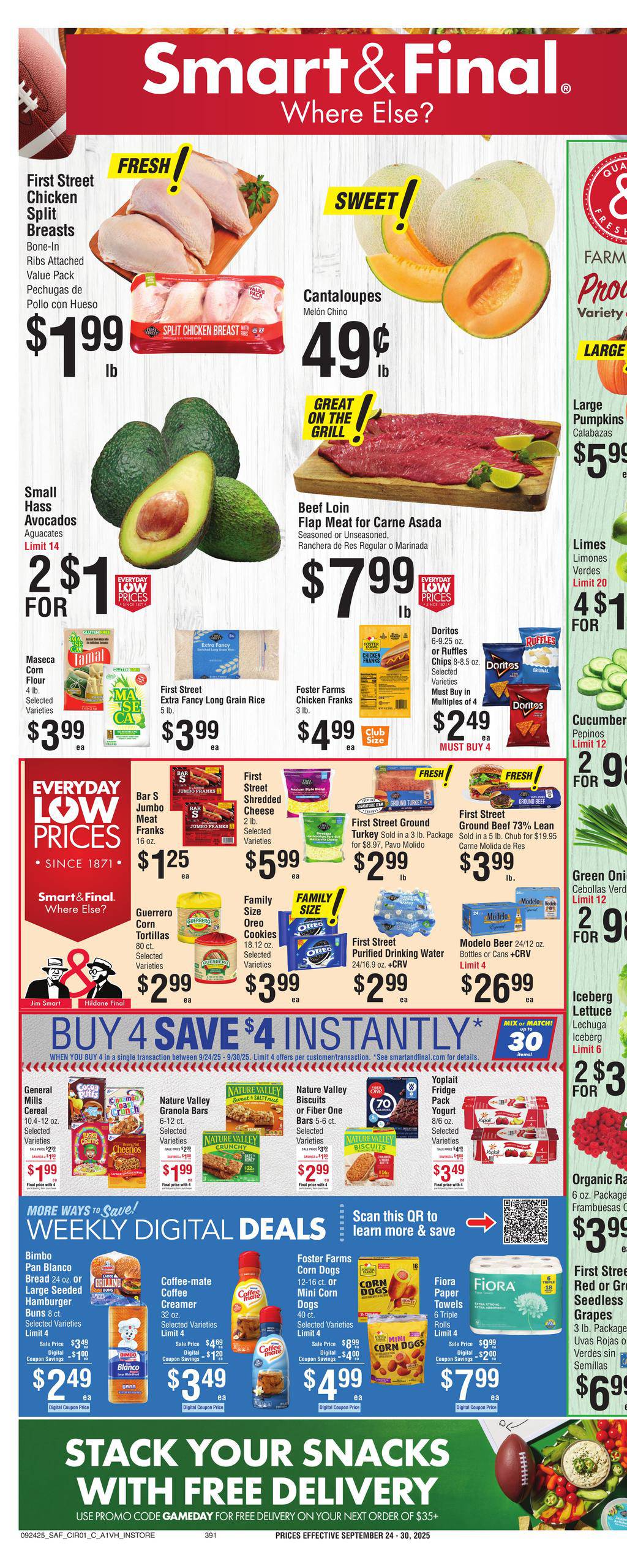 Smart and Final Weekly Ad September 24 - 30, 2025 | WeeklyAds2