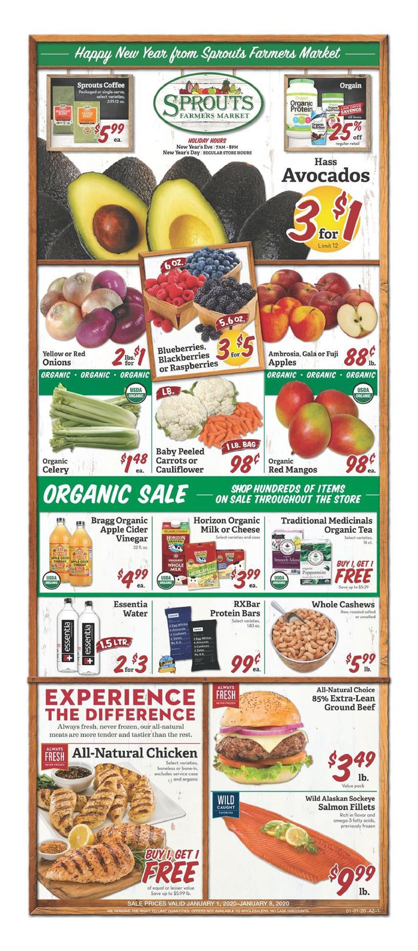 Sprouts Ad Jan 1 - 8, 2020 | WeeklyAds2