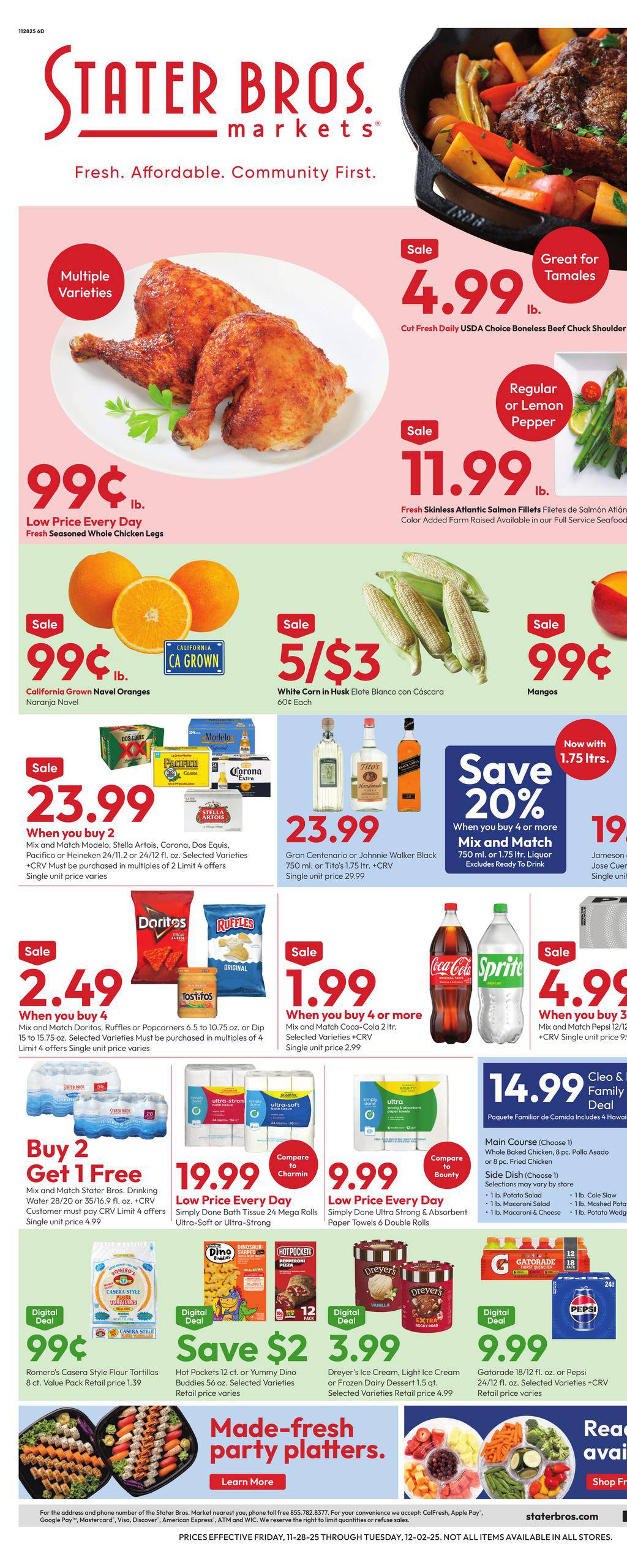 Stater Bros Ad Flyer November 28 - December 2, 2025 | WeeklyAds2