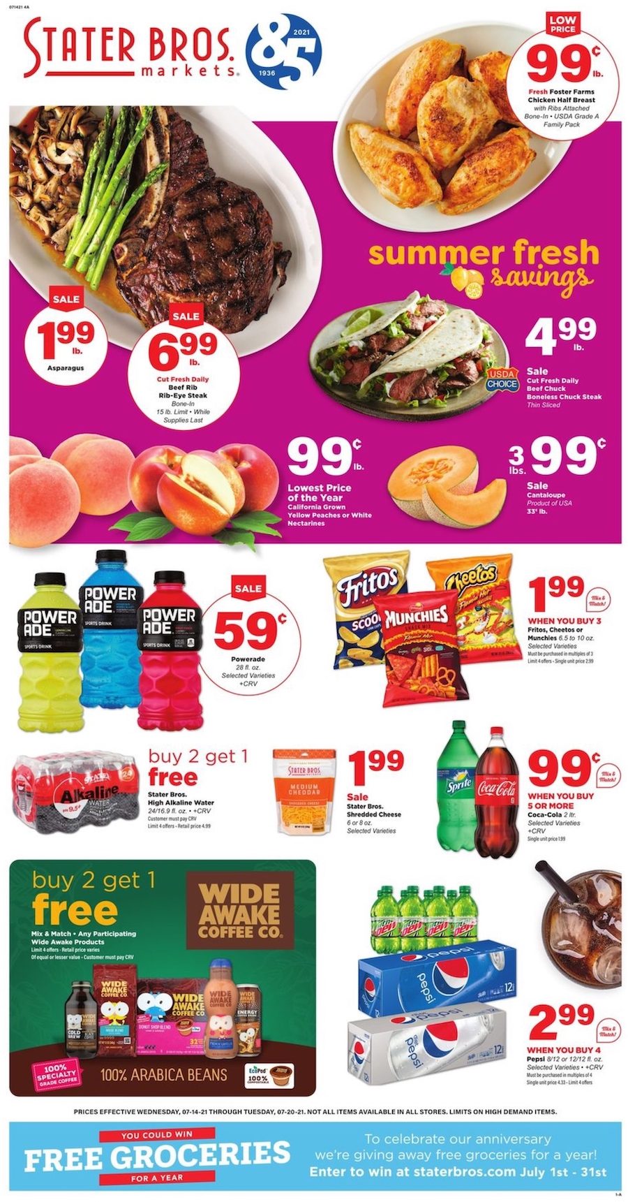 Stater Bros Ad Jul 14 - 20, 2021 | WeeklyAds2