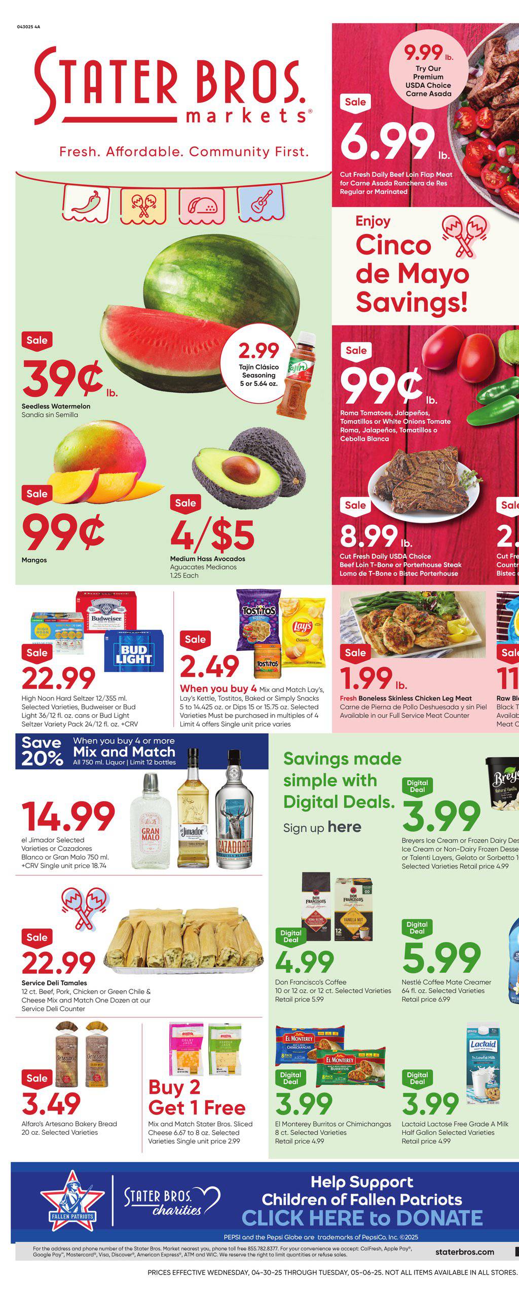 Stater Bros Weekly Ad April 30 - May 6, 2025 | WeeklyAds2
