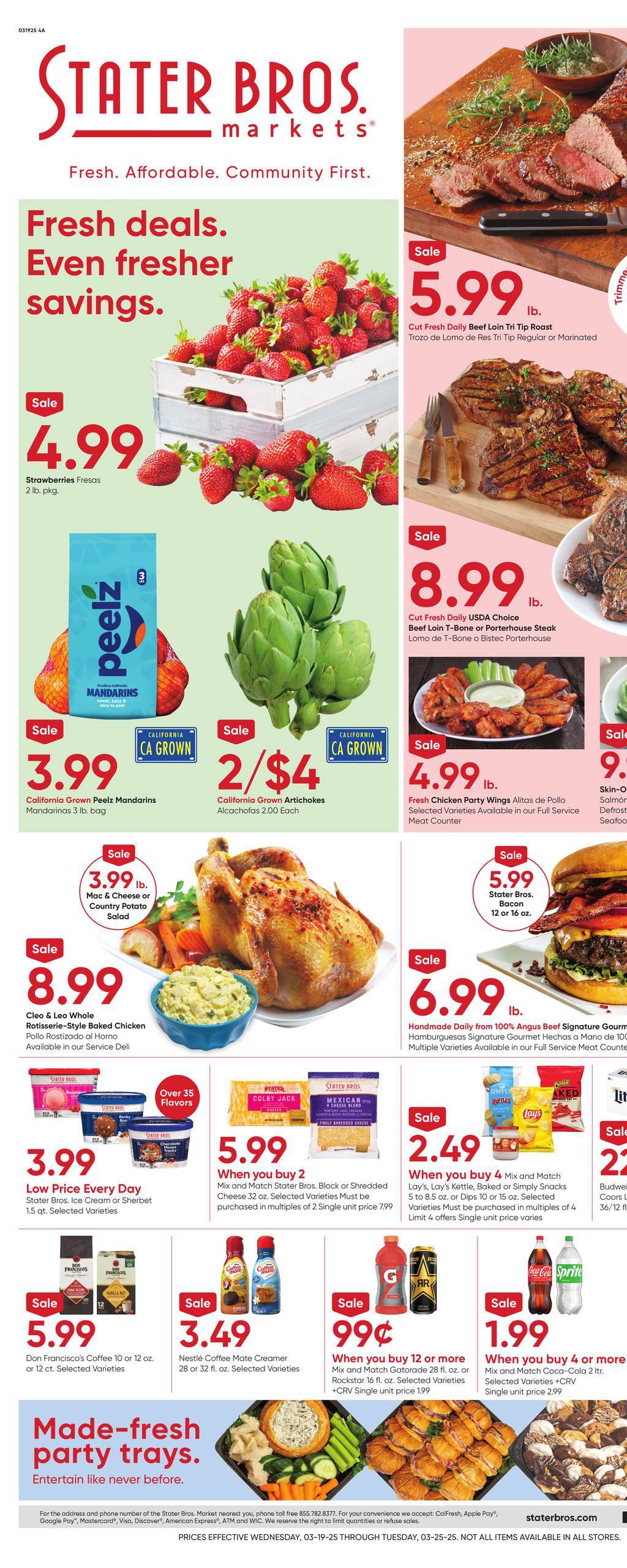 Stater Bros Weekly Ad March 19 - 25, 2025 | WeeklyAds2