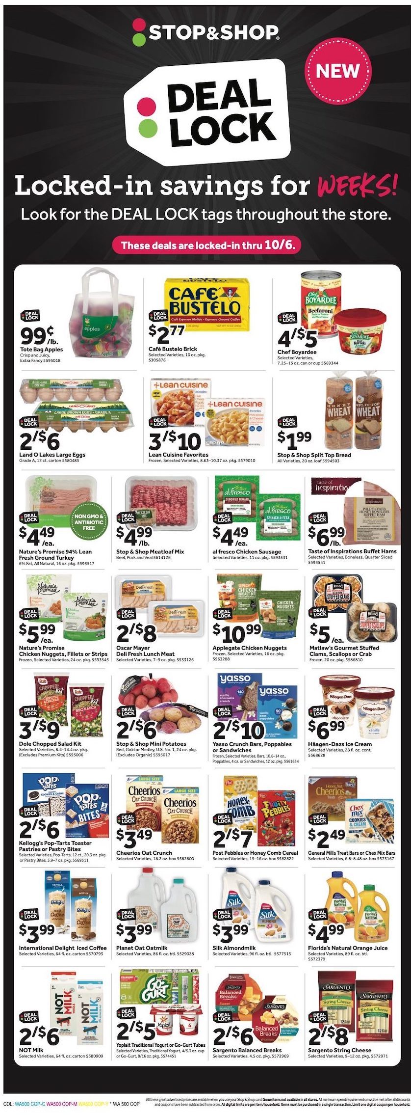 Stop & Shop Deal Lock Ad Aug 26 - Oct 6 2022 | WeeklyAds2