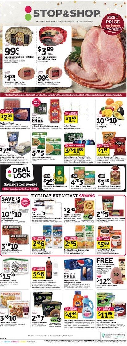 Stop & Shop Weekly Ad Dec 9 - 15, 2022 | WeeklyAds2