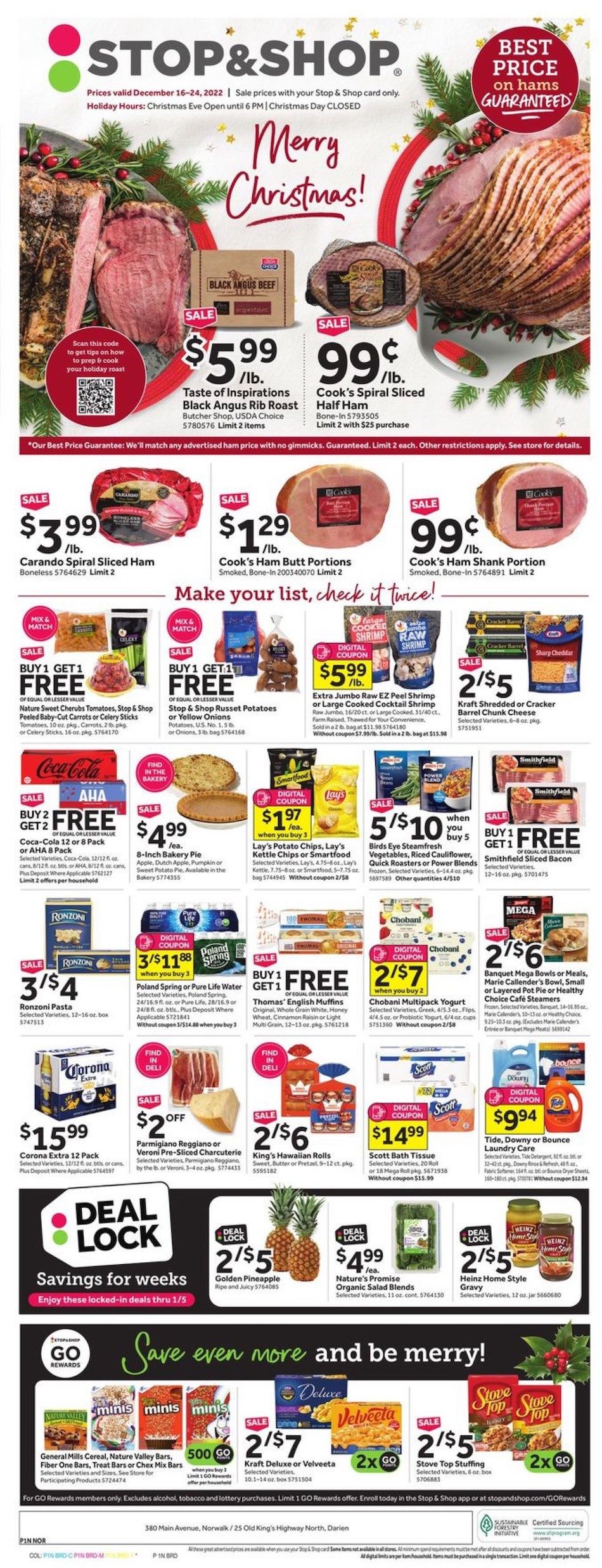 Stop & Shop Weekly Ad Holiday Dec 16 - 22, 2022 | WeeklyAds2
