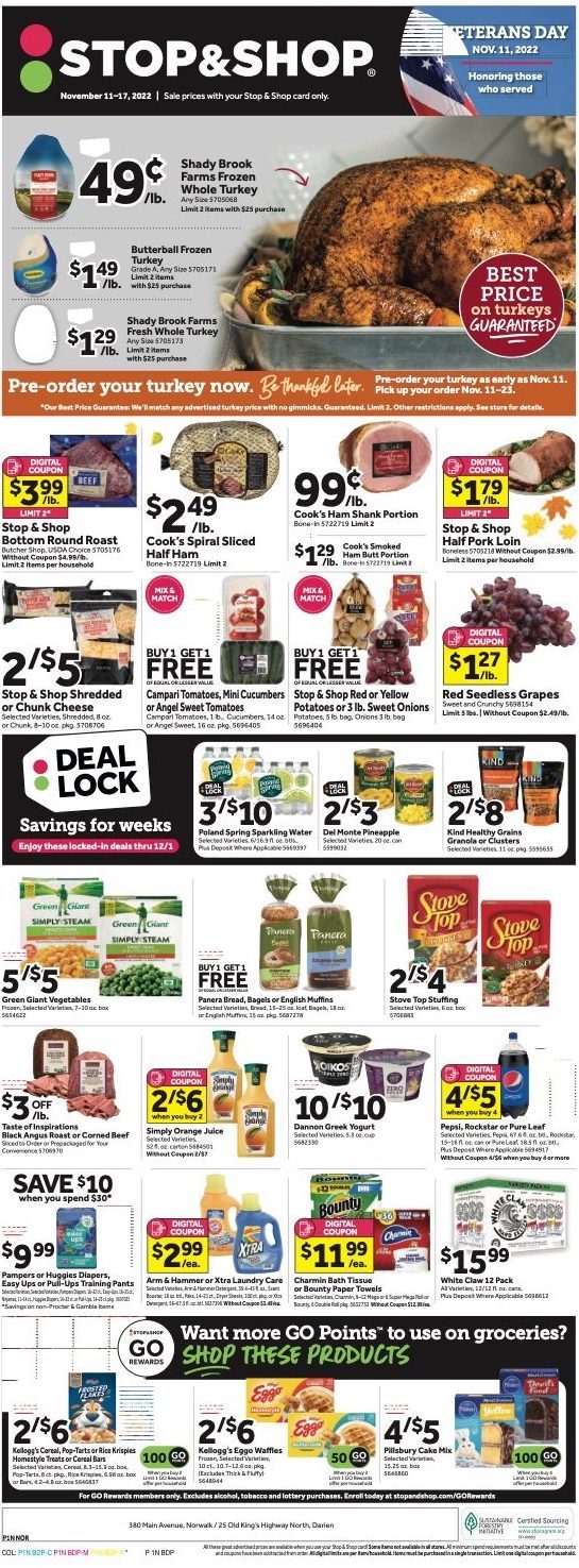 Stop & Shop Weekly Ad Nov 11 - 17, 2022 | WeeklyAds2