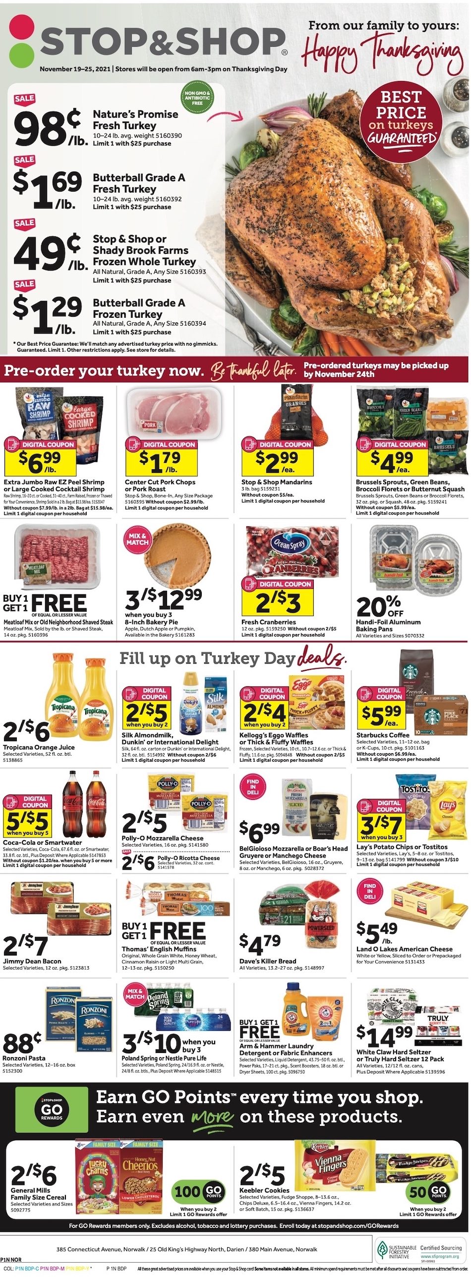 Stop & Shop Weekly Ad Nov 19 - 25, 2021 | WeeklyAds2