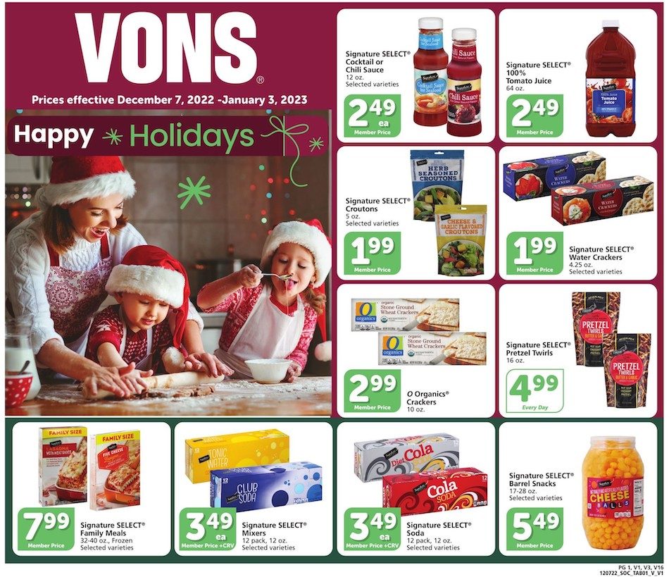 Vons Big Book Savings Ad Dec 22 - Jan 23 - WeeklyAds2