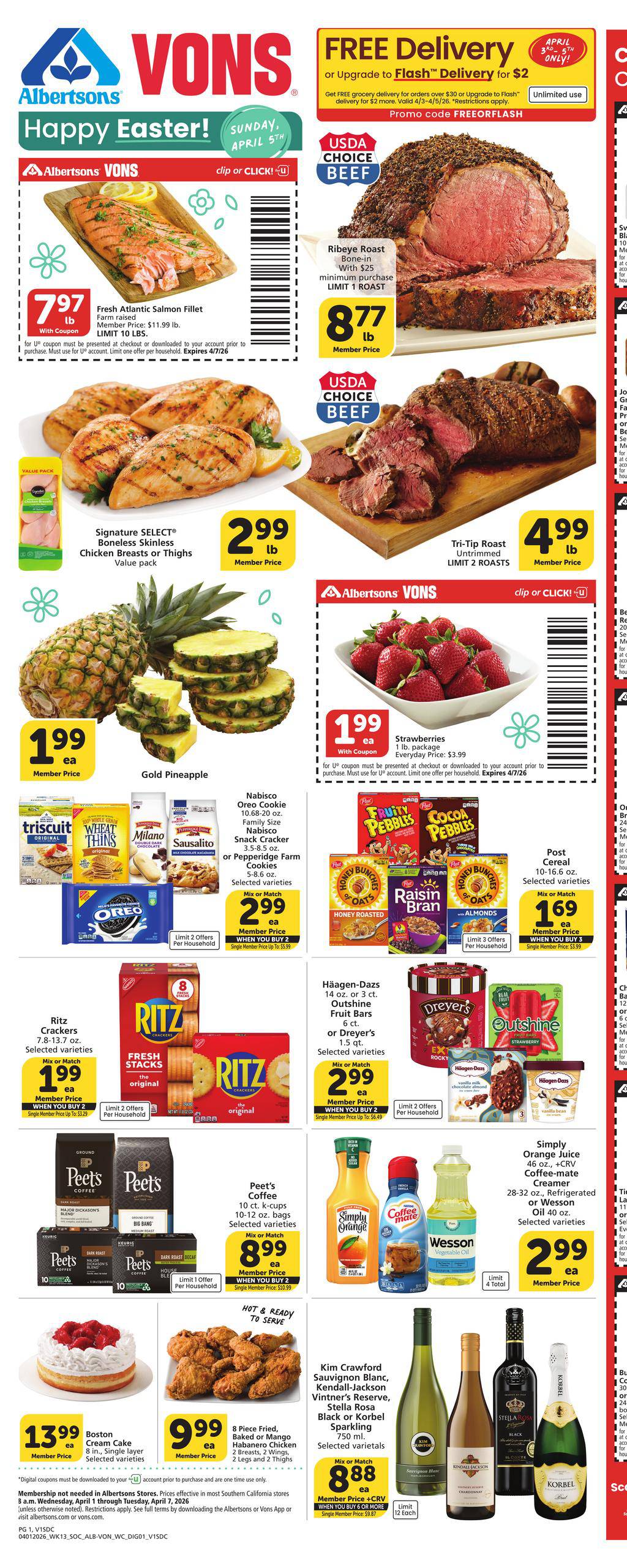 Vons Weekly Ad April 1 - 7, 2026 | WeeklyAds2
