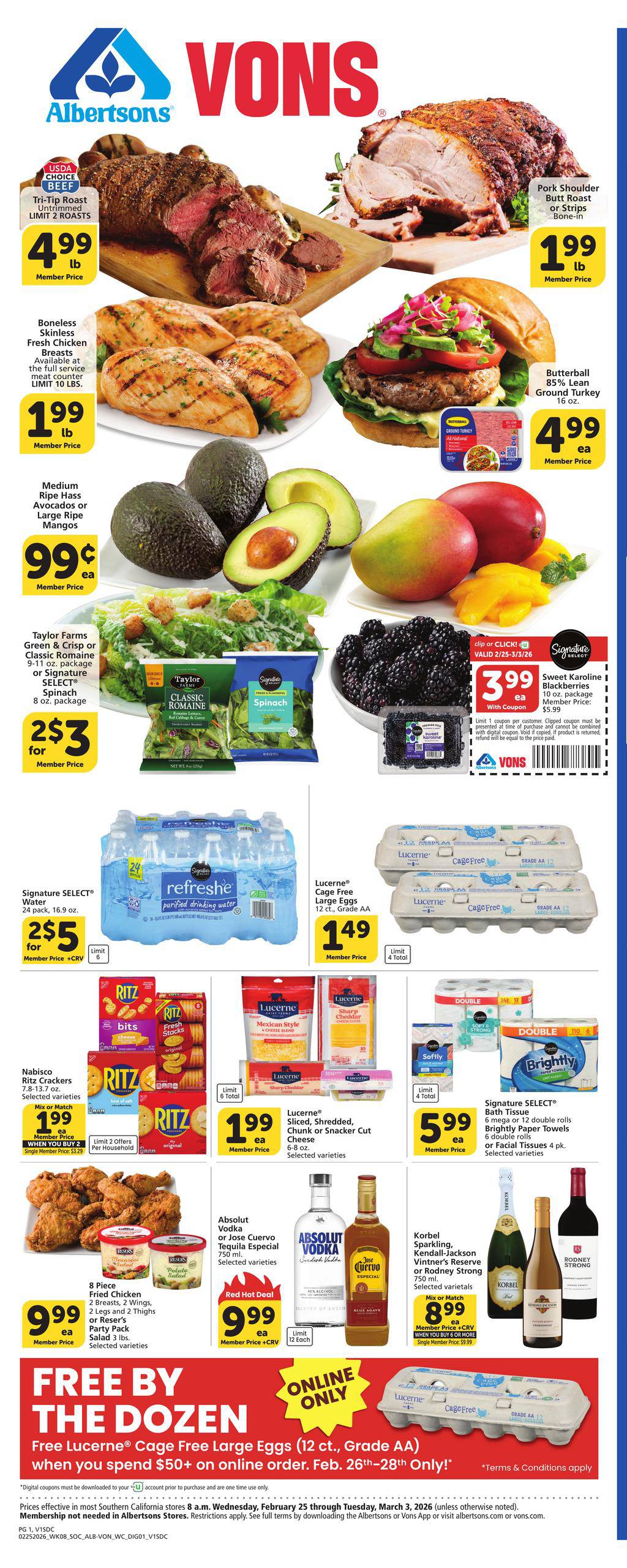Vons Weekly Ad February 25 - March 3, 2026 | WeeklyAds2
