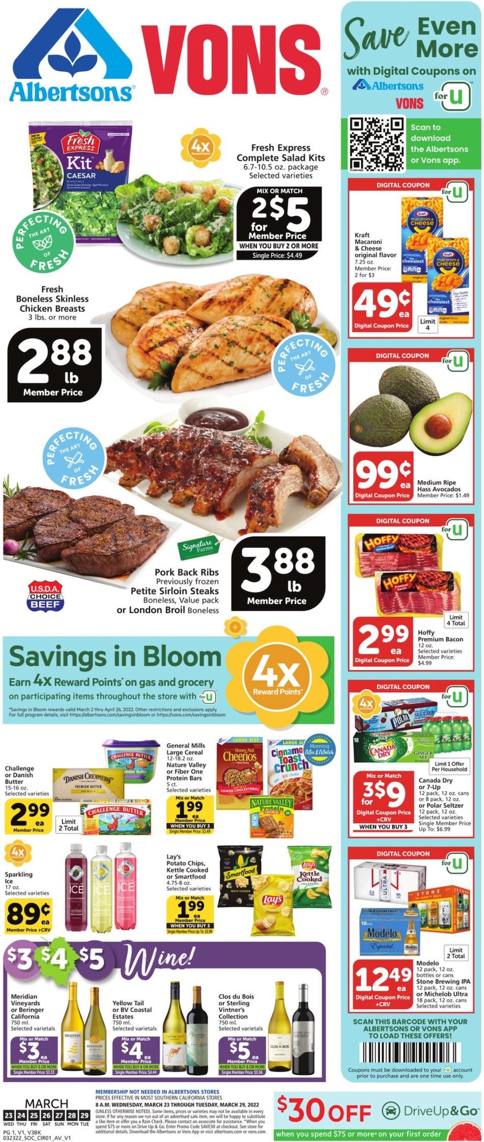 Vons Weekly Ad Mar 23 - 29, 2022 | WeeklyAds2