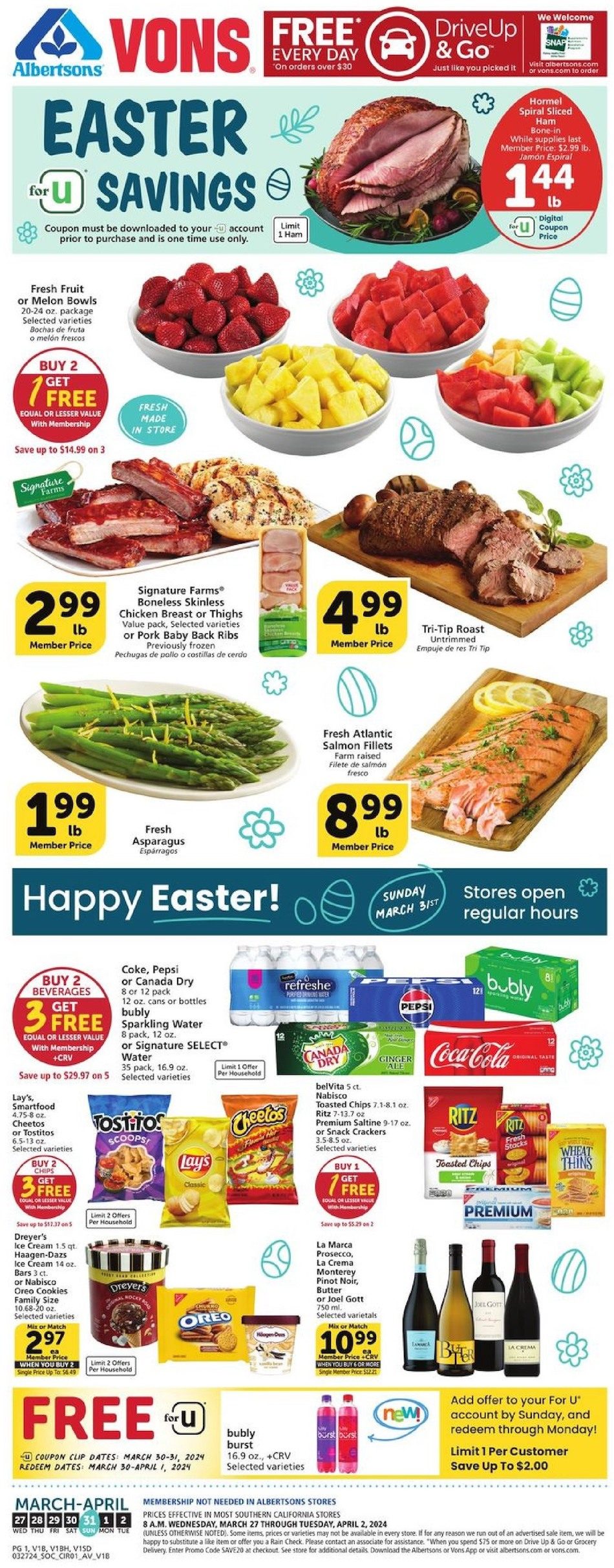 Vons Weekly Ad Mar 27 - Apr 2, 2024 | WeeklyAds2