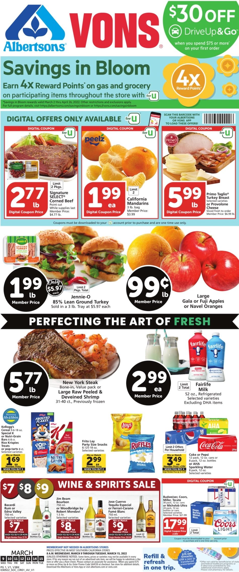 Vons Weekly Ad Mar 9 - 15, 2022 | WeeklyAds2