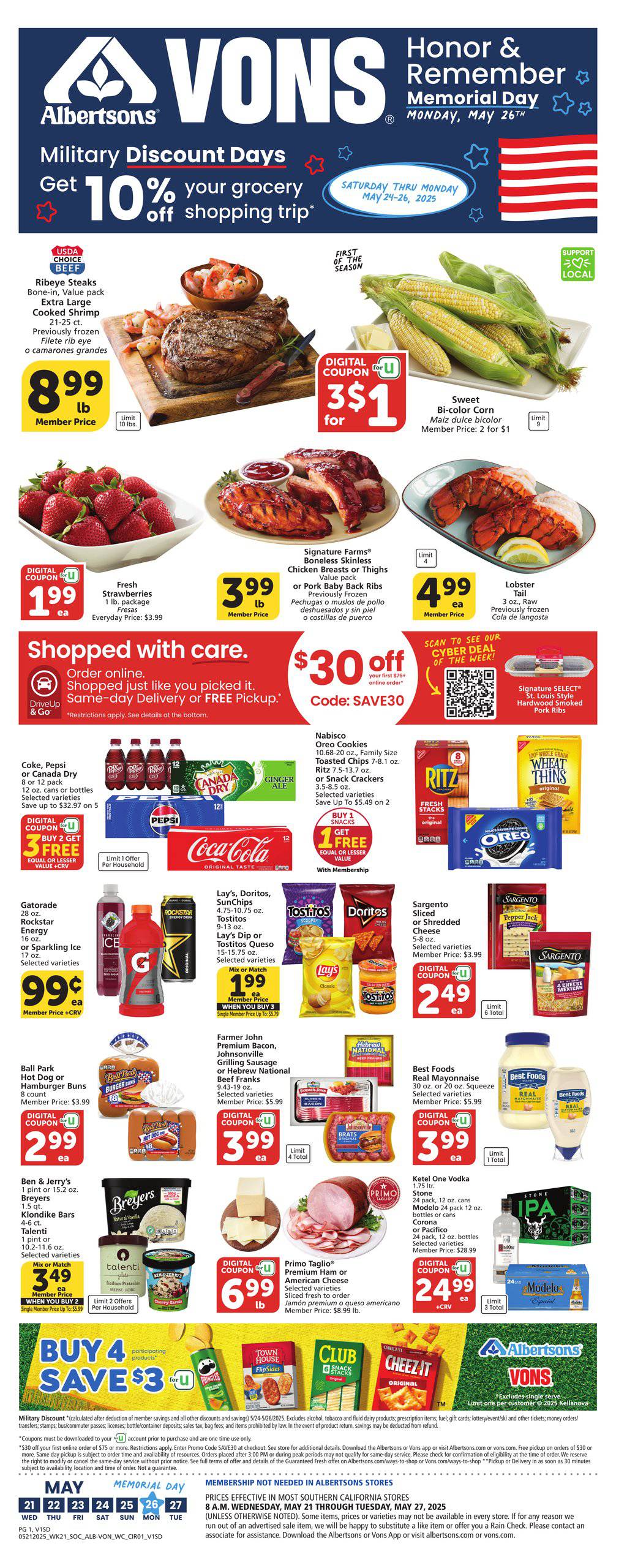Vons Weekly Ad May 21 - 27, 2025 | WeeklyAds2