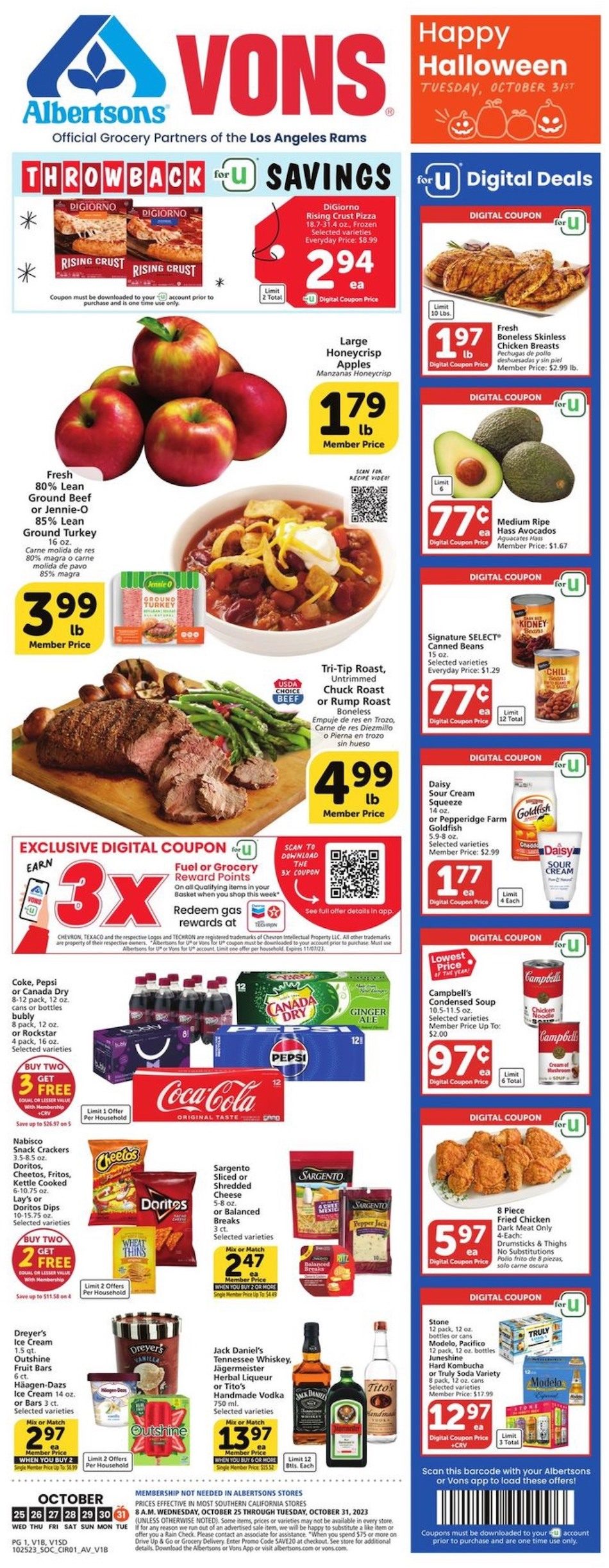 Vons Weekly Ad Oct 25 - 31, 2023 | WeeklyAds2