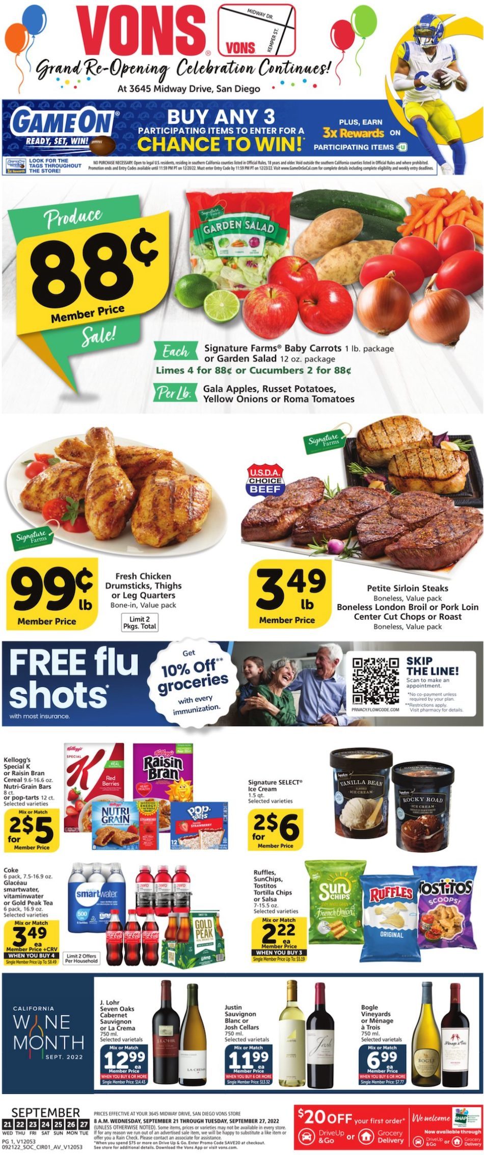 Vons Weekly Ad Sep 21 - 27, 2022 | WeeklyAds2