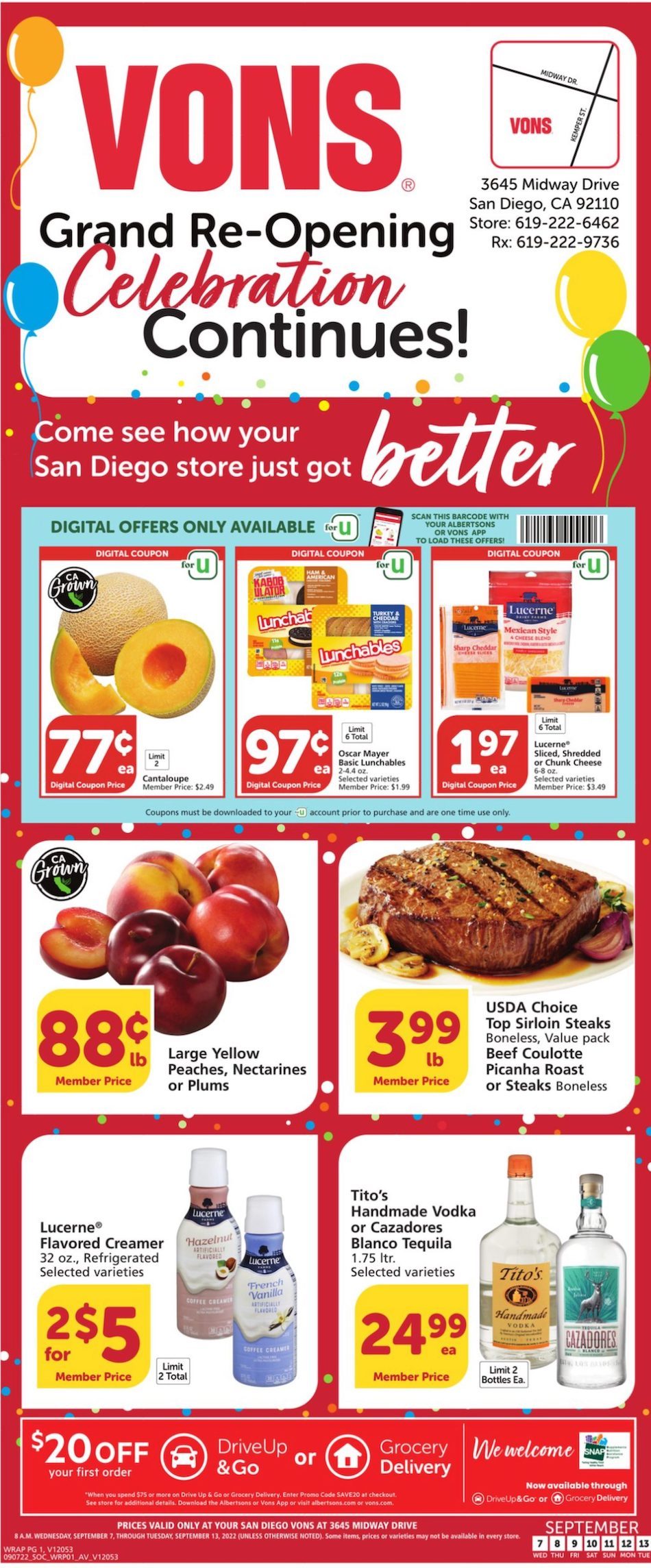 Vons Weekly Ad Sep 7 - 13, 2022 | WeeklyAds2