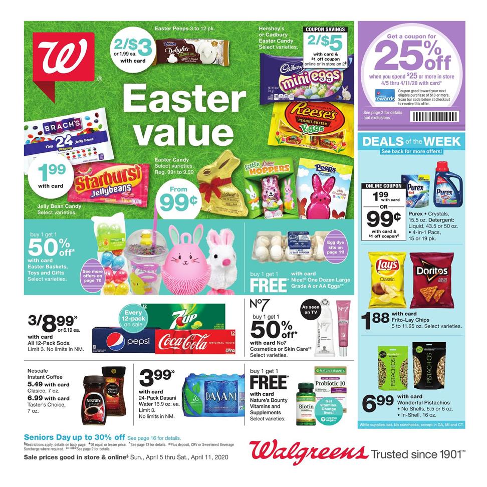 Walgreens Weekly Ad Apr 5 - 11, 2020 | WeeklyAds2