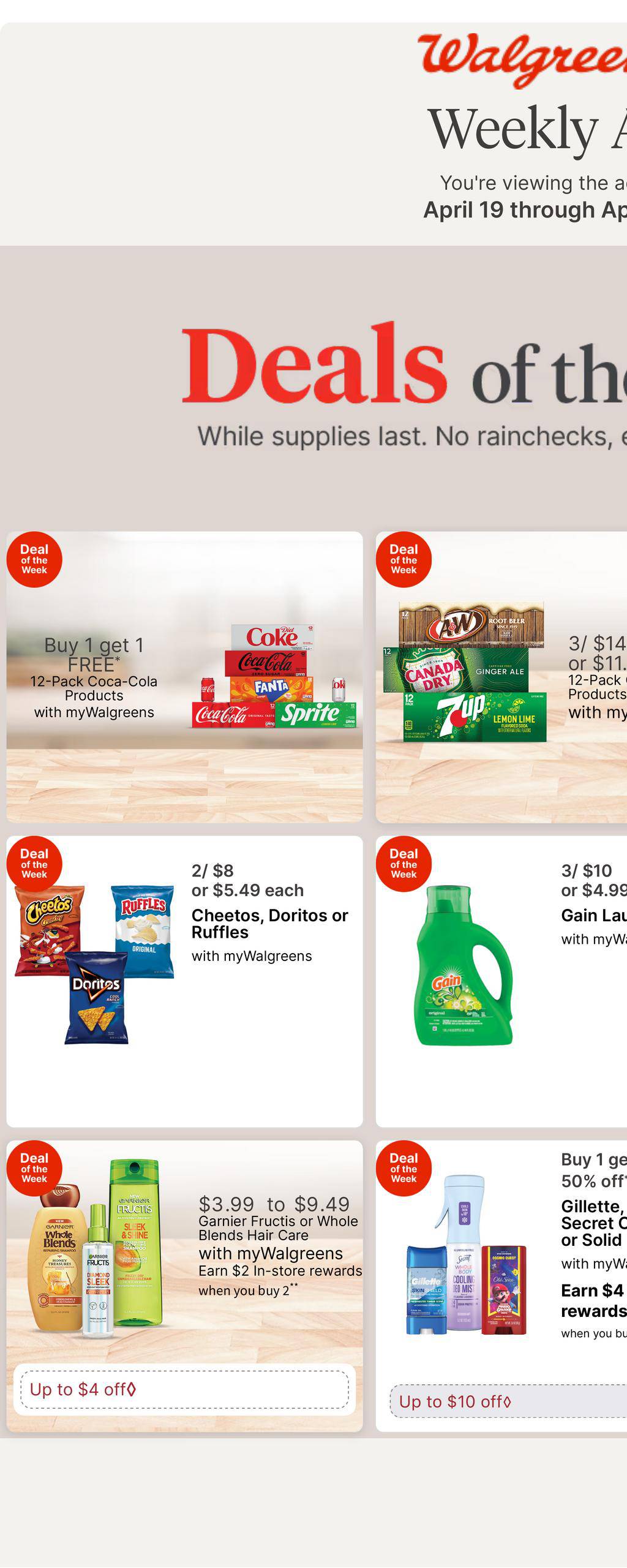 Walgreens Weekly Ad April 19 - 25, 2026 | WeeklyAds2