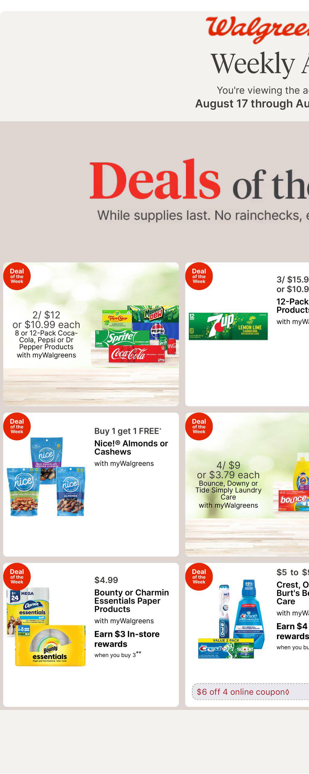 Walgreens Weekly Ad August 17 - 23, 2025 | WeeklyAds2
