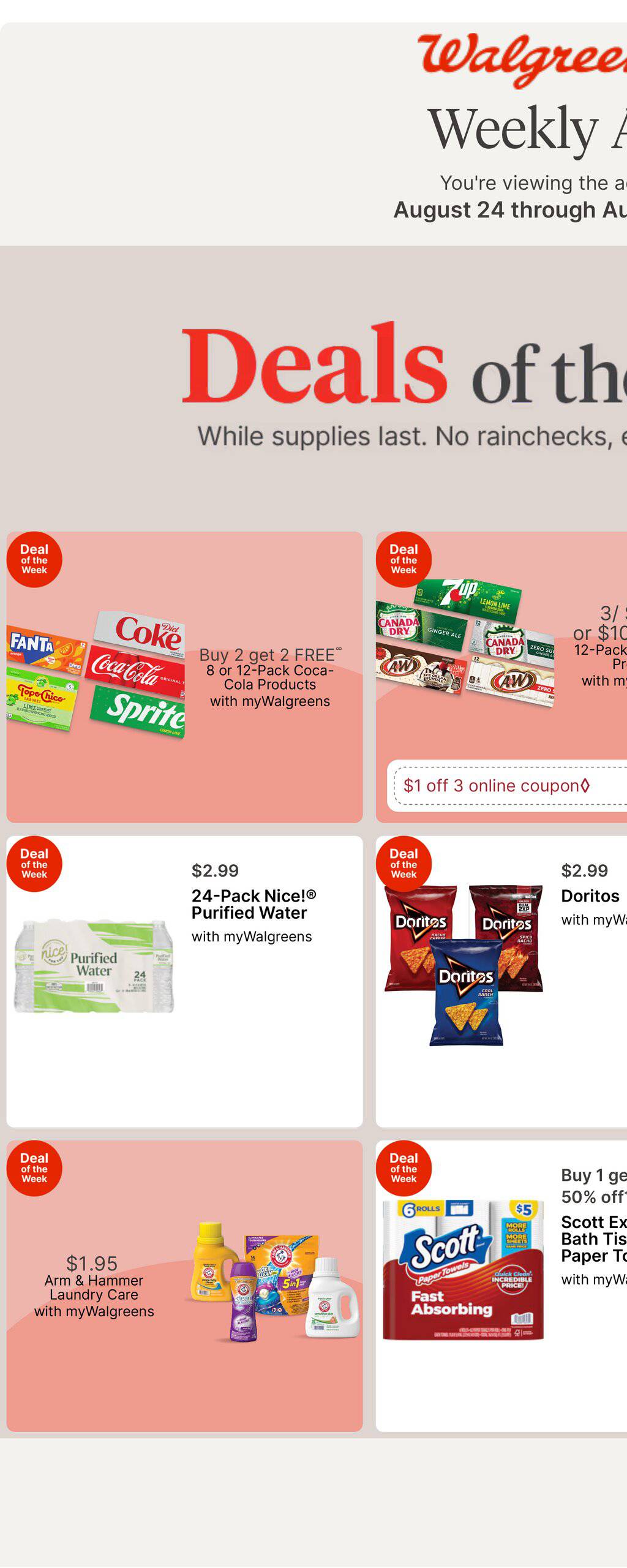 Walgreens Weekly Ad August 24 - 30, 2025 | WeeklyAds2