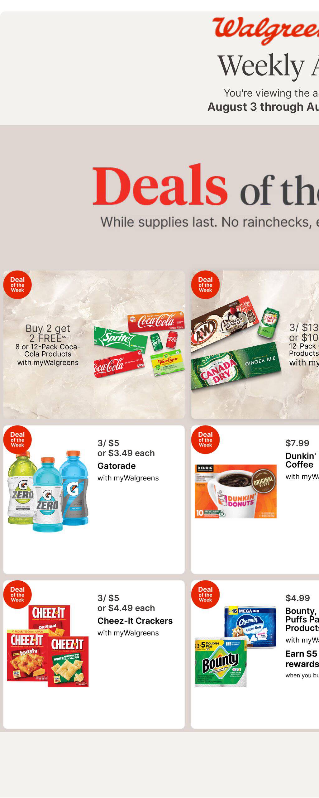 Walgreens Weekly Ad August 3 - 9, 2025 | WeeklyAds2