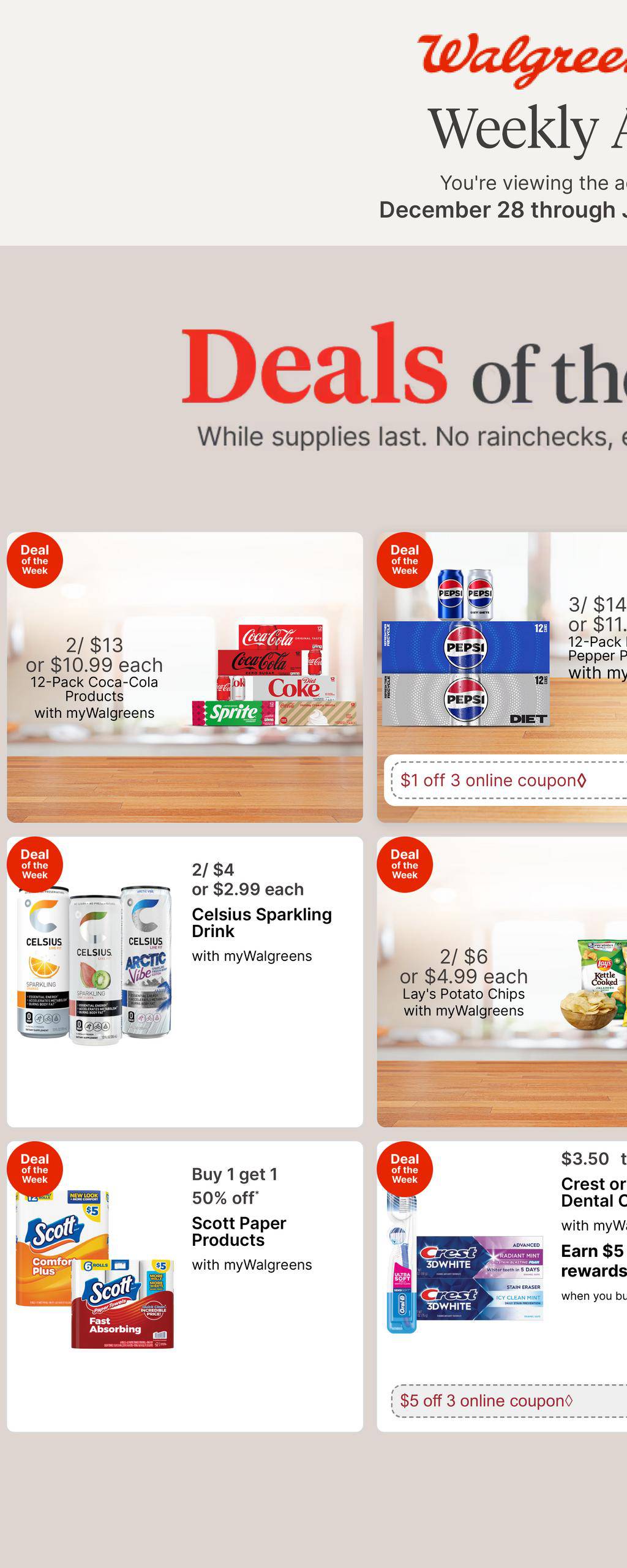 Walgreens Weekly Ad December 28, 2025 - January 3, 2026 | WeeklyAds2
