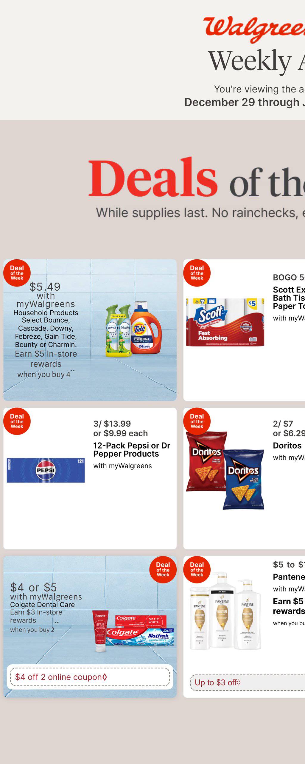 Walgreens Weekly Ad December 29, 2024 - January 4, 2025 | WeeklyAds2