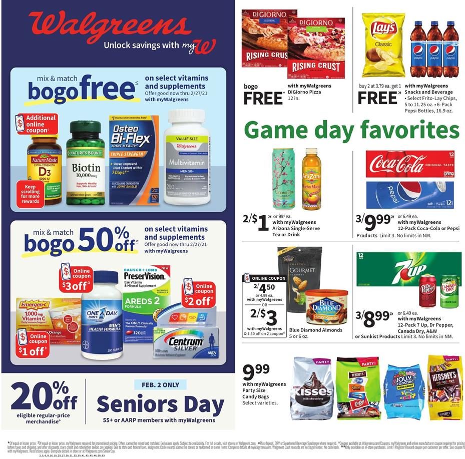 Walgreens Weekly Ad Jan 31 - Feb 6, 2021 | WeeklyAds2