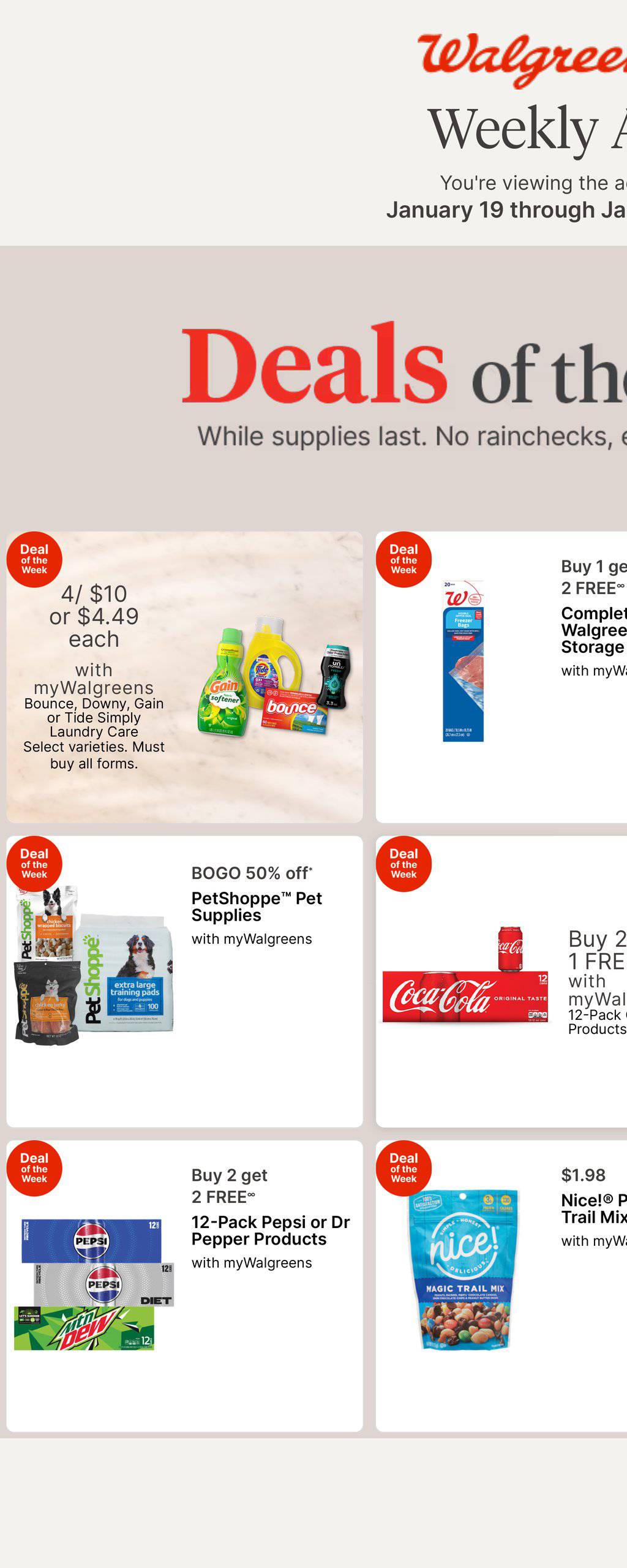 Walgreens Weekly Ad January 19 - 25, 2025 | WeeklyAds2