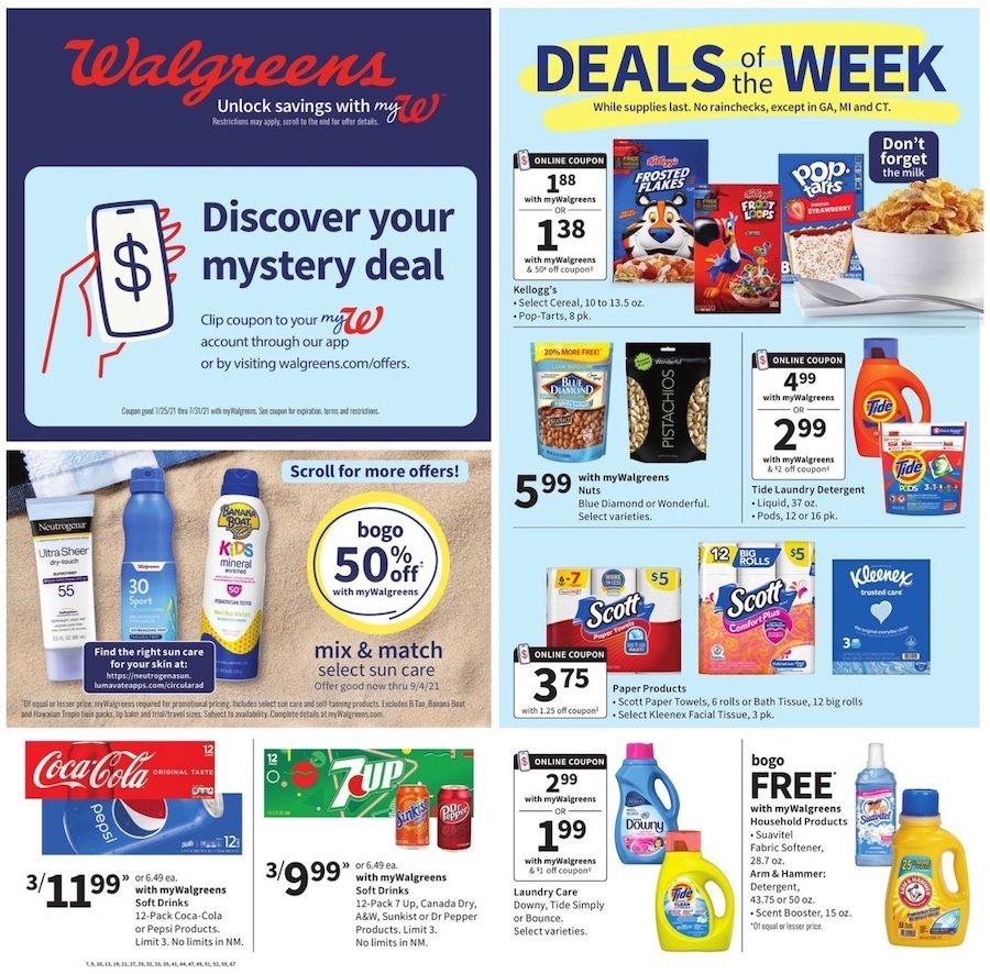 Walgreens Weekly Ad Jul 25 - 31, 2021 | WeeklyAds2
