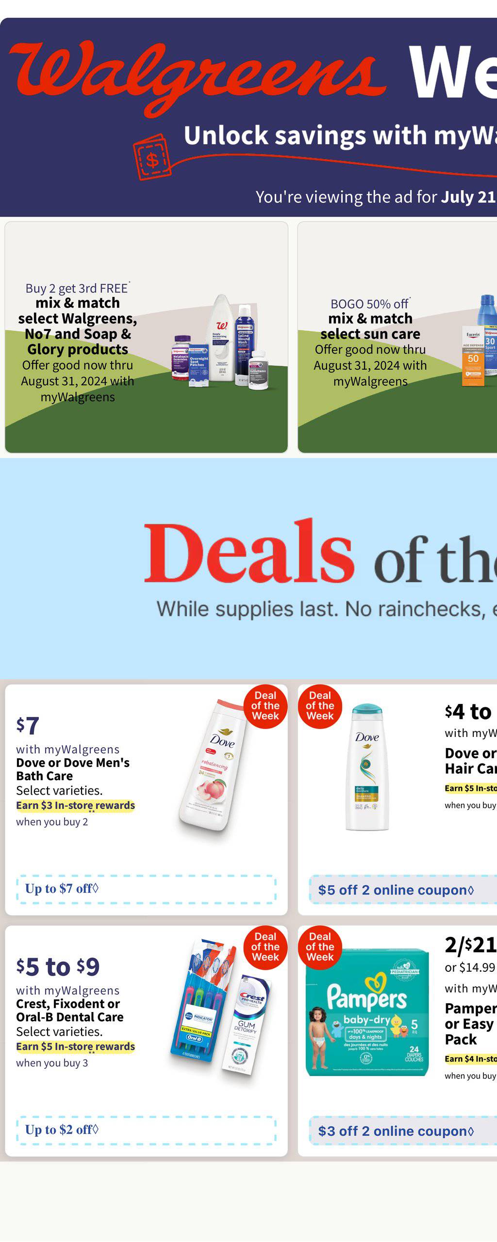 Walgreens Weekly Ad July 21 - 27, 2024 | WeeklyAds2