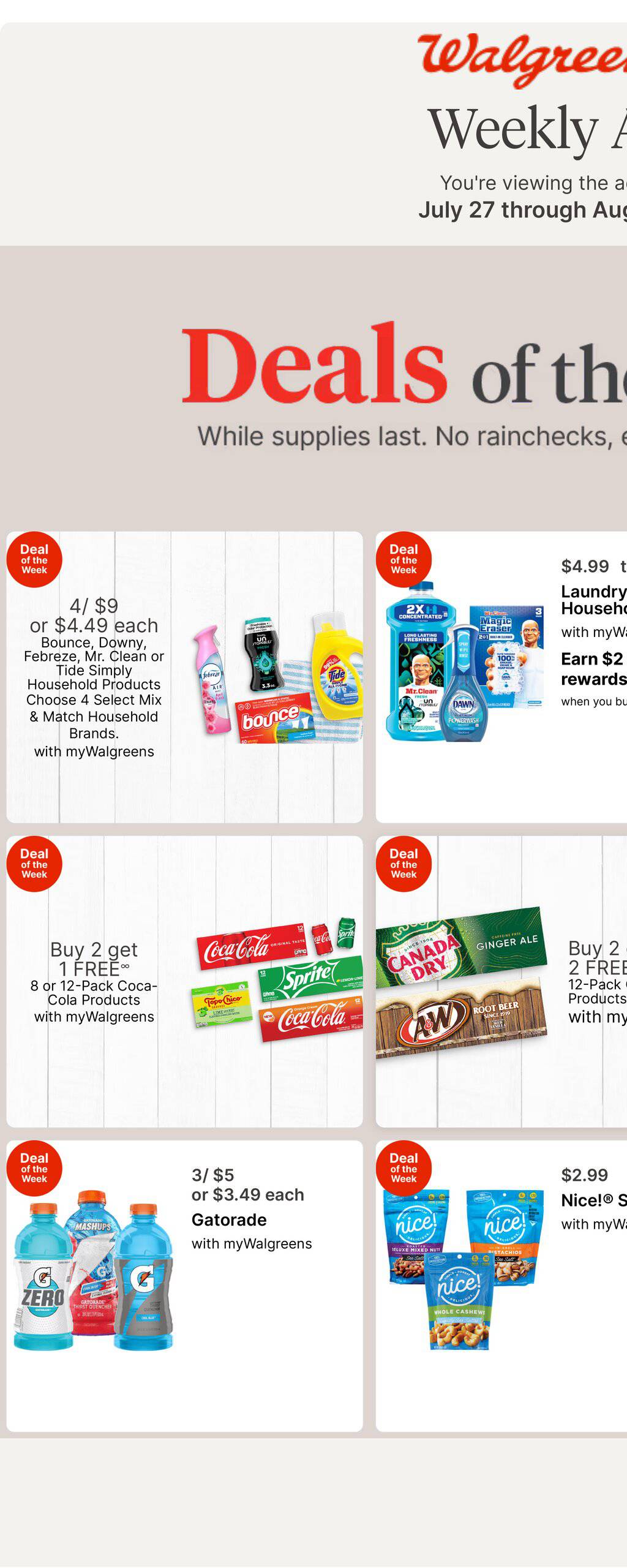 Walgreens Weekly Ad July 27 - August 2, 2025 | WeeklyAds2