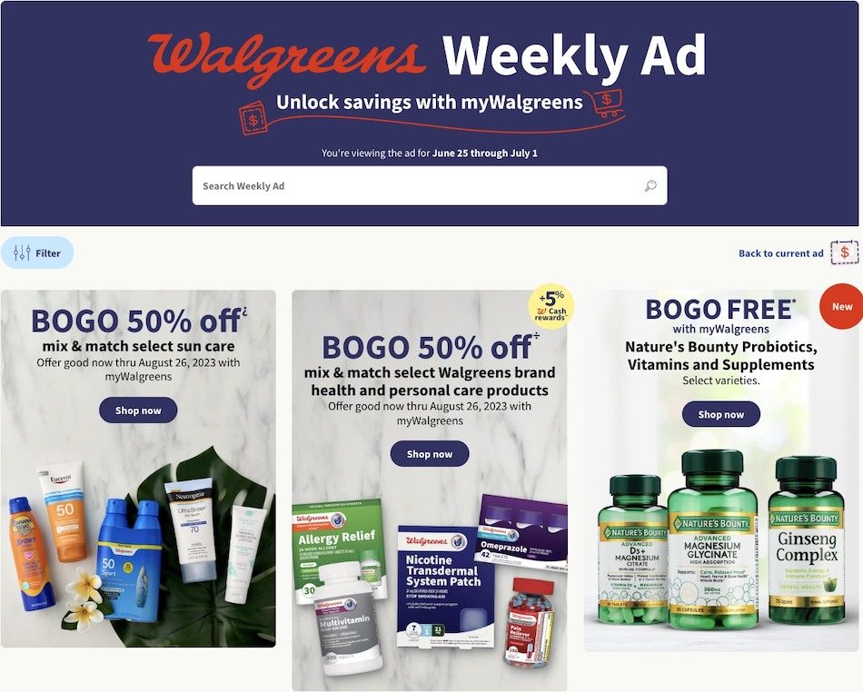 Walgreens Weekly Ad Jun 25 - Jul 1, 2023 | WeeklyAds2