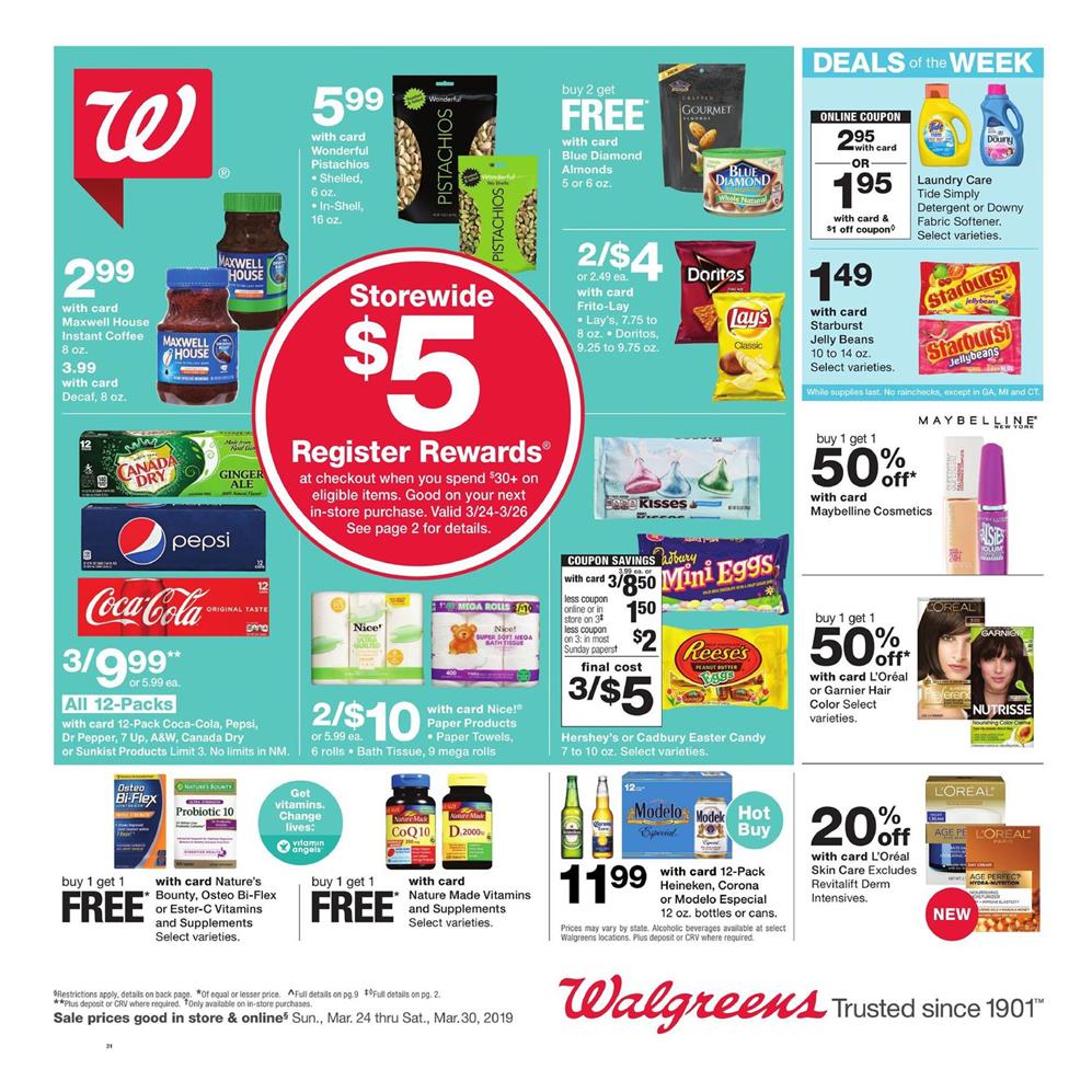 Walgreens Weekly Ad Mar 24 - 31, 2019 | WeeklyAds2