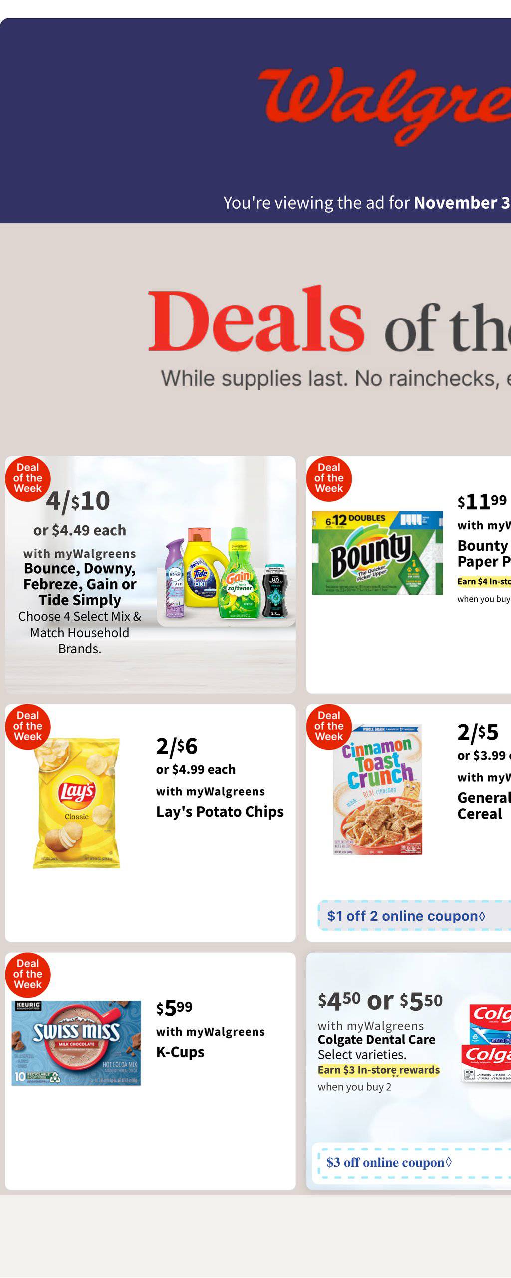 Walgreens Weekly Ad November 3 - 9, 2024 | WeeklyAds2