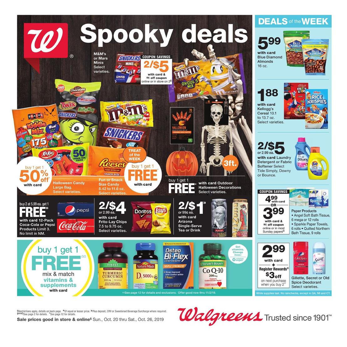 Walgreens Weekly Ad Oct 20 - 26, 2019 | WeeklyAds2
