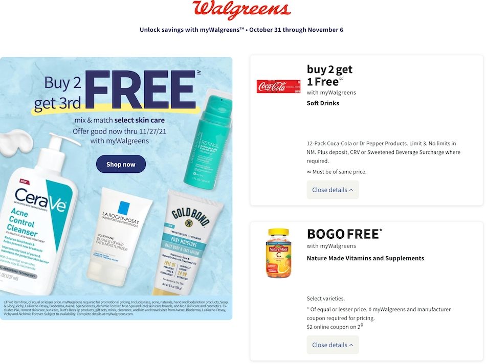Walgreens Weekly Ad Oct 31 - Nov 6, 2021 | WeeklyAds2