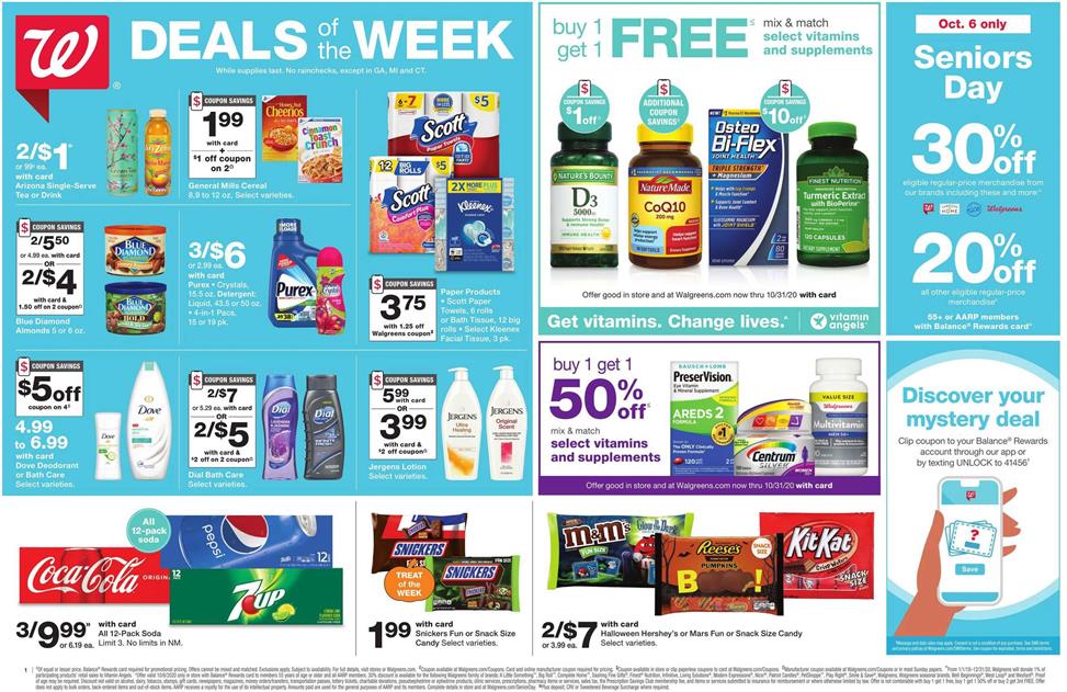 Walgreens Weekly Ad Oct 4 - 10, 2020 - WeeklyAds2