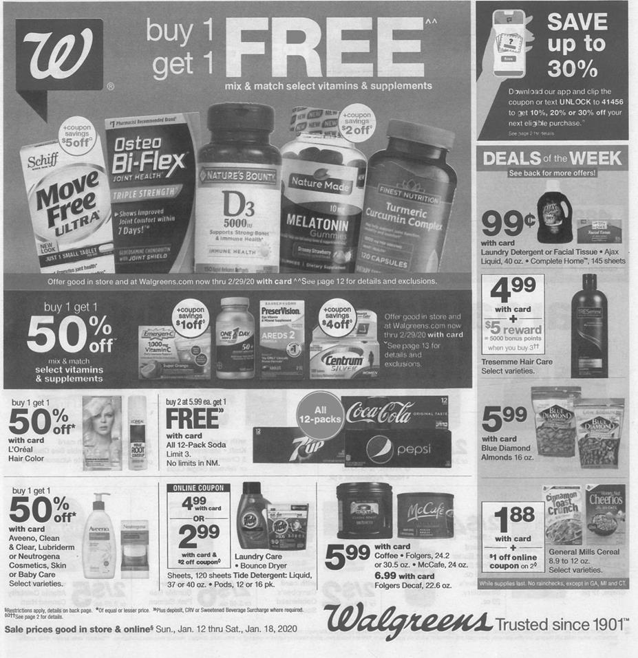 Walgreens Weekly Ad Preview Jan 12 - 18, 2020 | WeeklyAds2