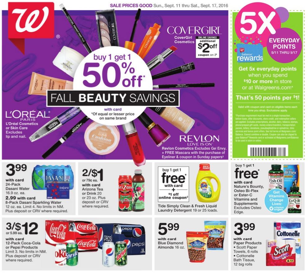Walgreens Weekly Ad Sep 11 - 17 2016 | WeeklyAds2