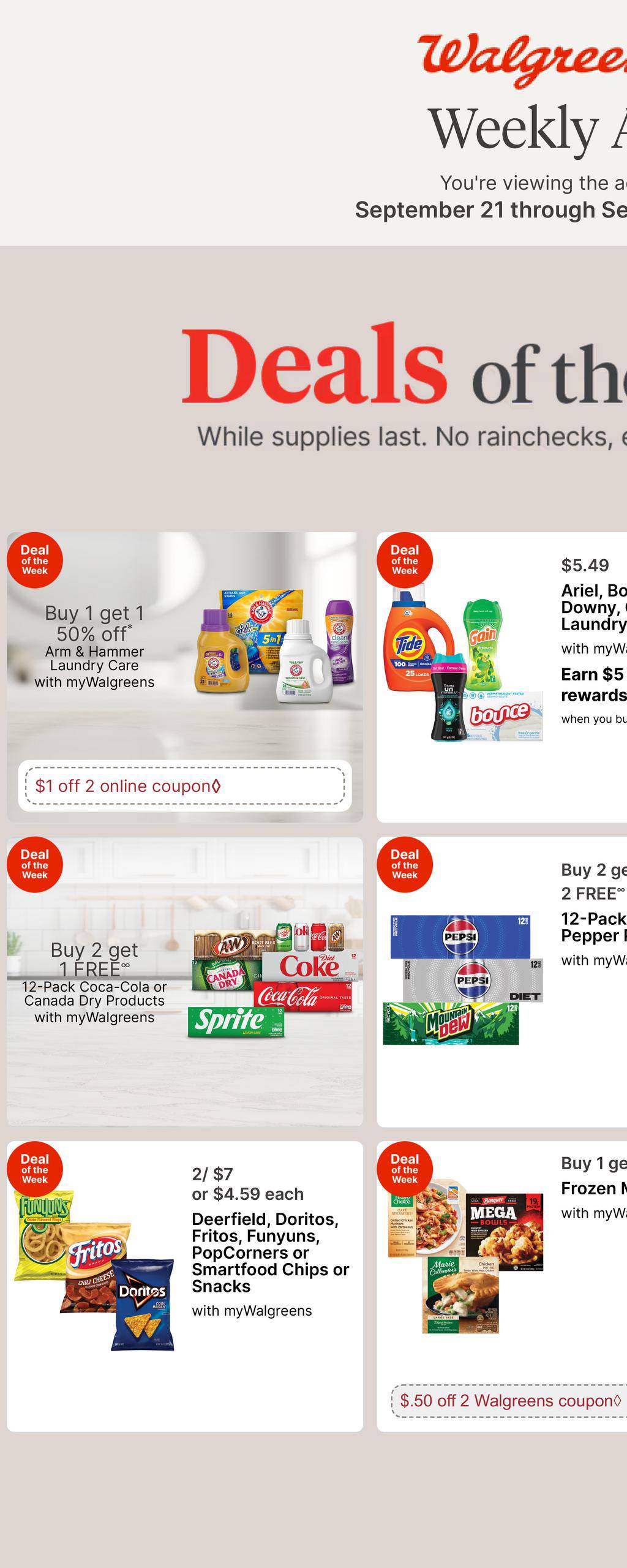Walgreens Weekly Ad September 21 - 27, 2025 | WeeklyAds2