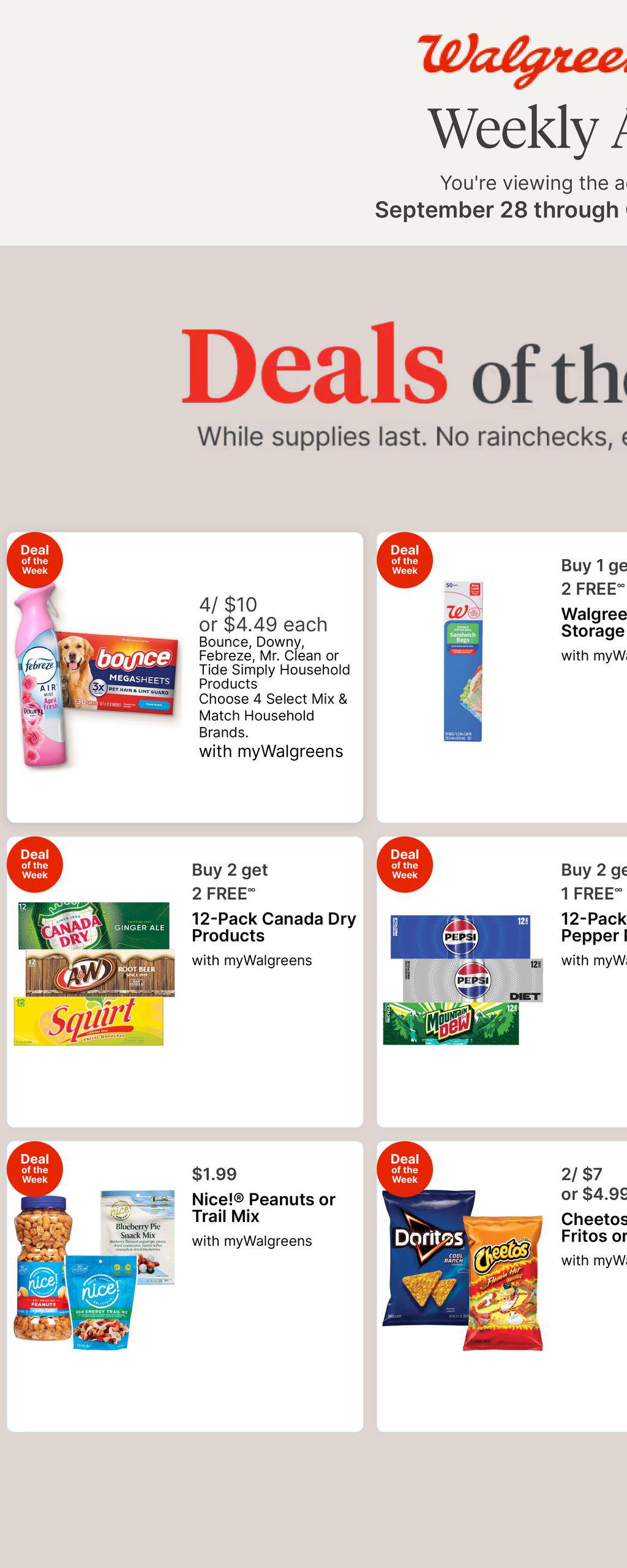 Walgreens Weekly Ad September 28 - October 4, 2025 | WeeklyAds2
