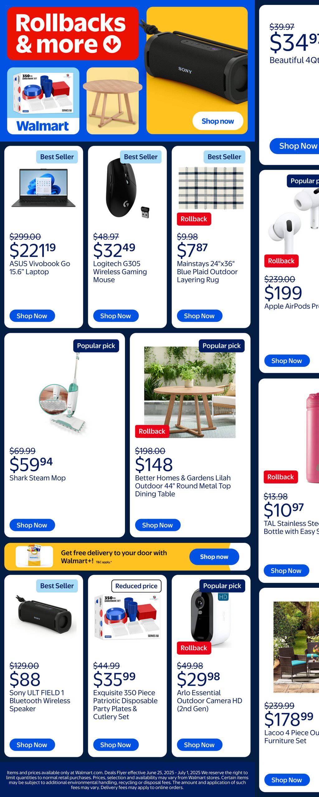 Walmart Ad Flyer June 25 - July 1, 2025 | WeeklyAds2