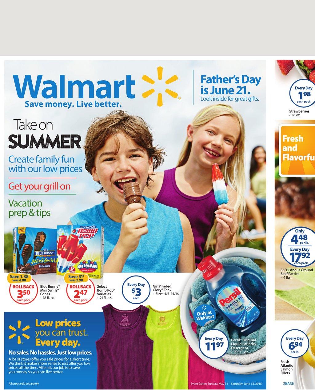 Walmart Ad Preview 5/31/2015 Summer Products | WeeklyAds2
