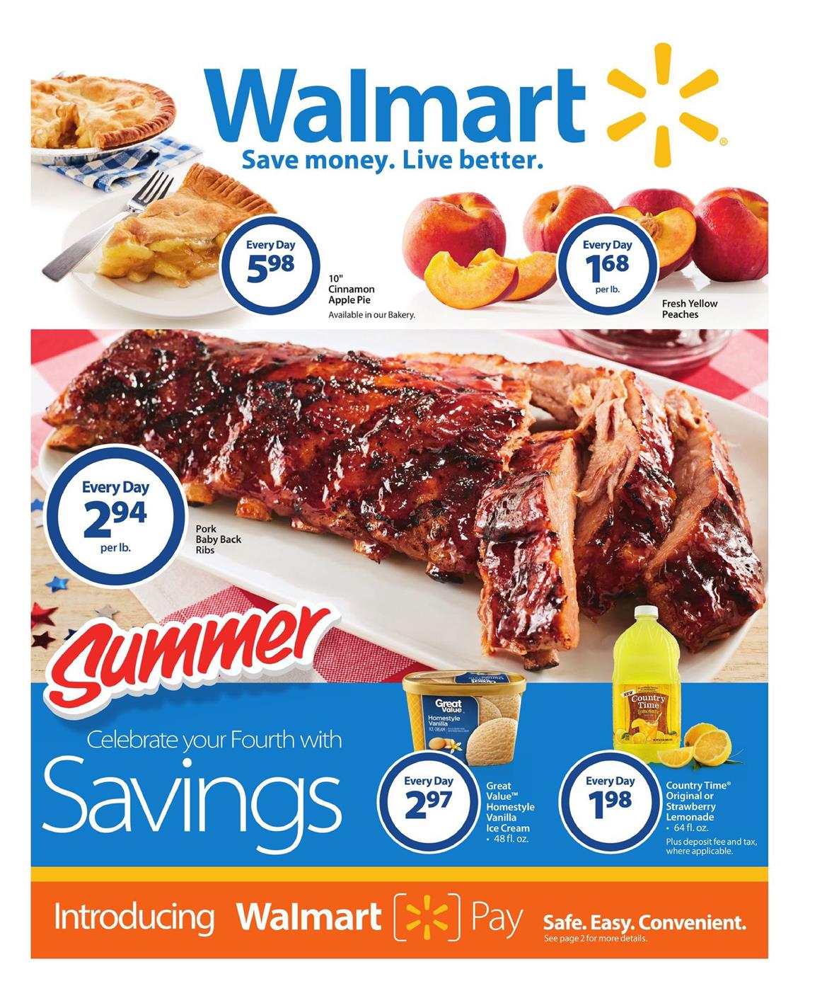 Walmart Ad Summer Deals Jul 1 - Jul 16 2016 | WeeklyAds2