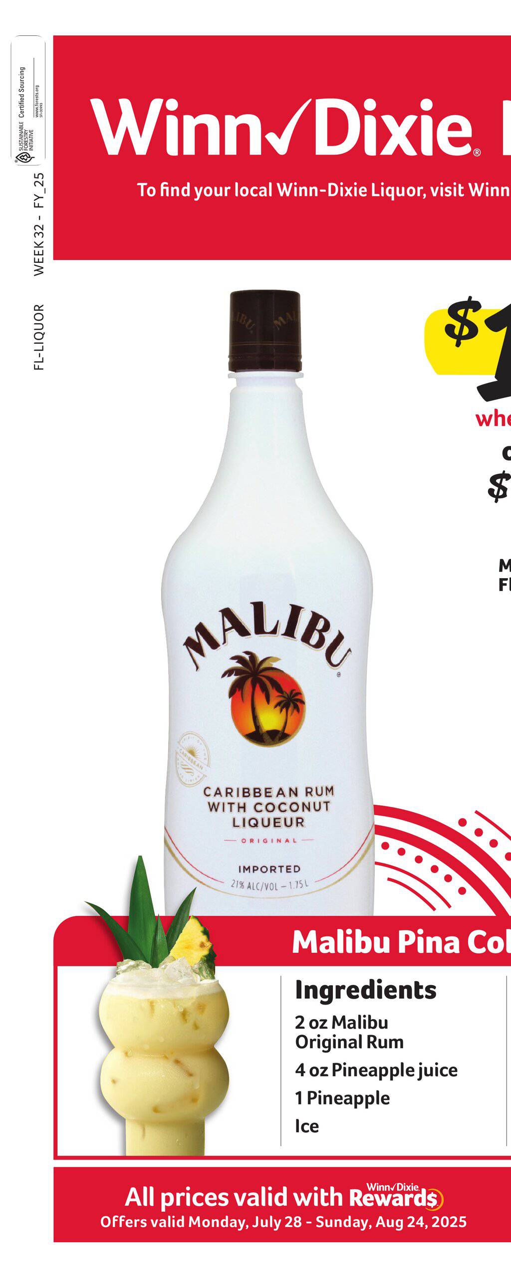 Winn-Dixie Ad Alcohol Flyer July 28 - August 24, 2025 | WeeklyAds2