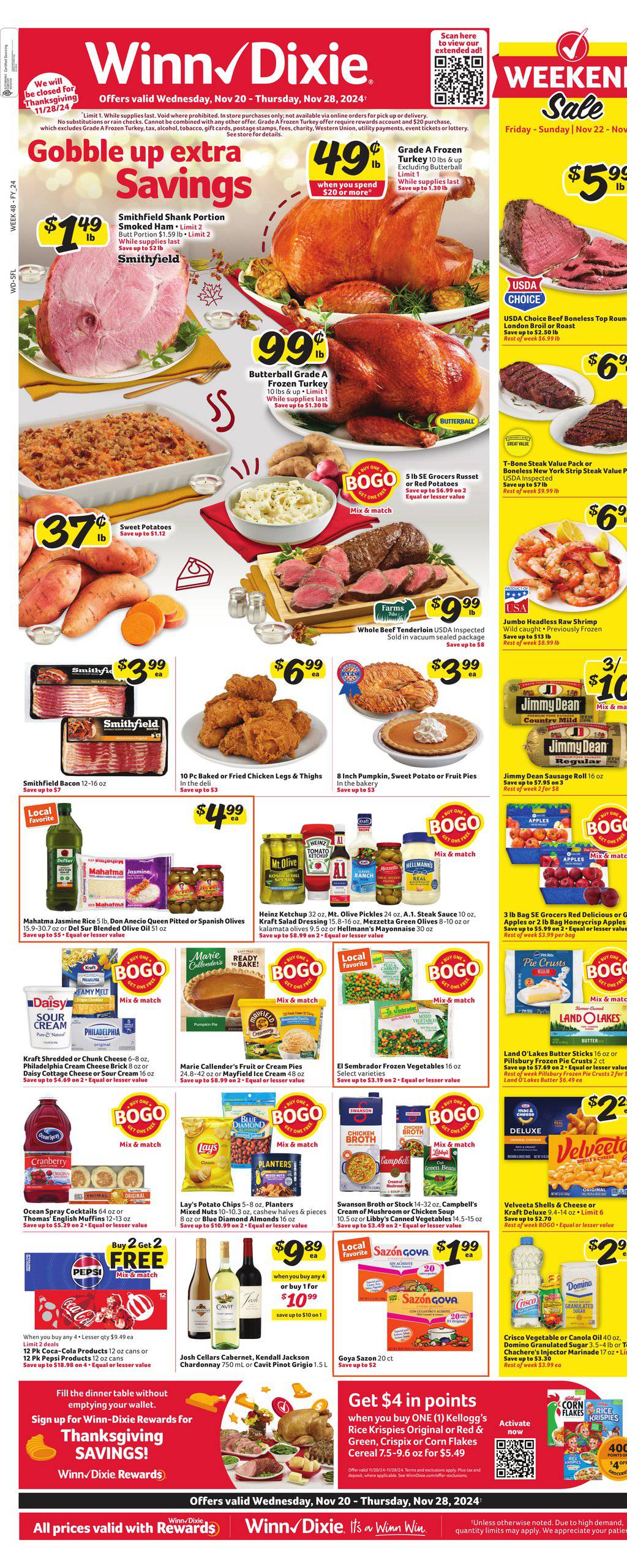 Winn-Dixie Ad Weekly Circular November 20 - 28, 2024 | WeeklyAds2